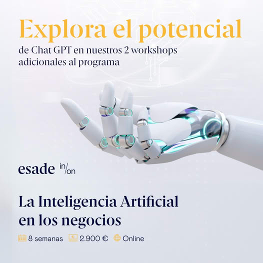 Explora el potencial de Chat GPT con los 2 worshops adicionales al ...