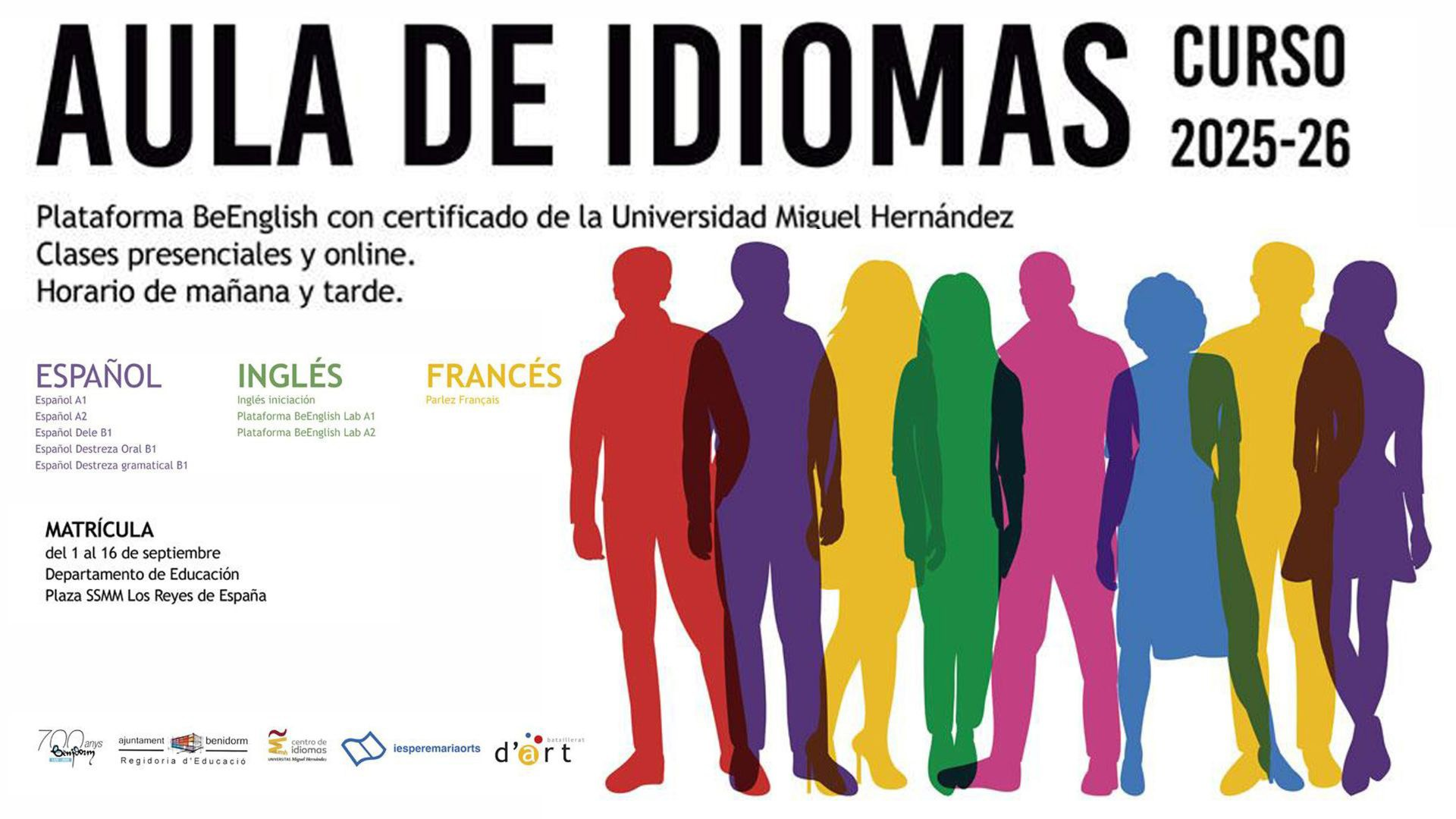 La Concejalía de Educación abre la matrícula para el Aula de Idiomas ...
