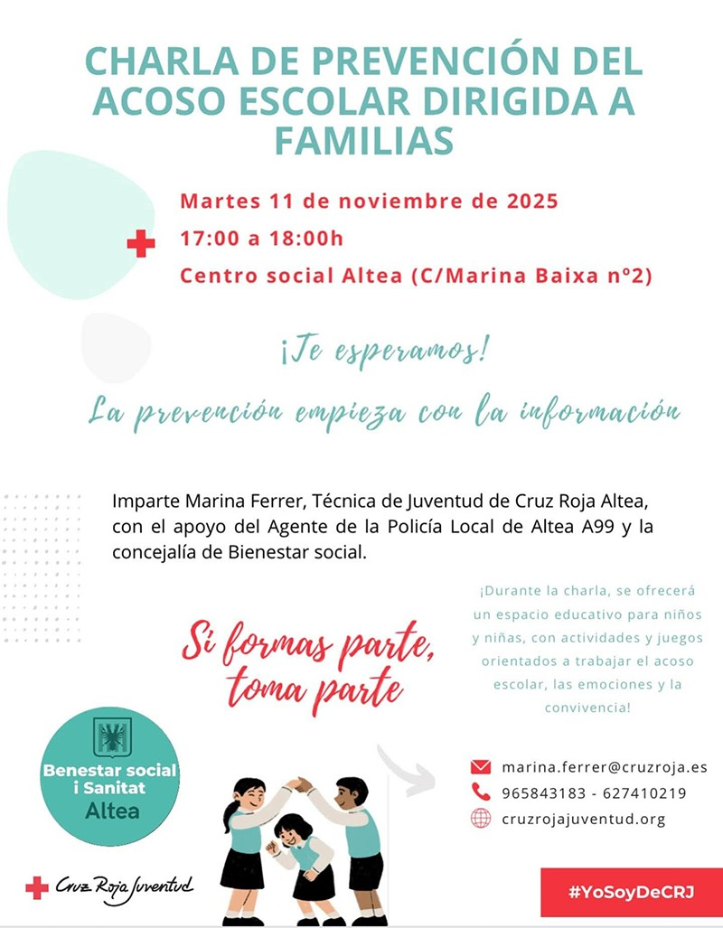 La Concejalía de Bienestar Social y Cruz Roja Juventud de Altea ...