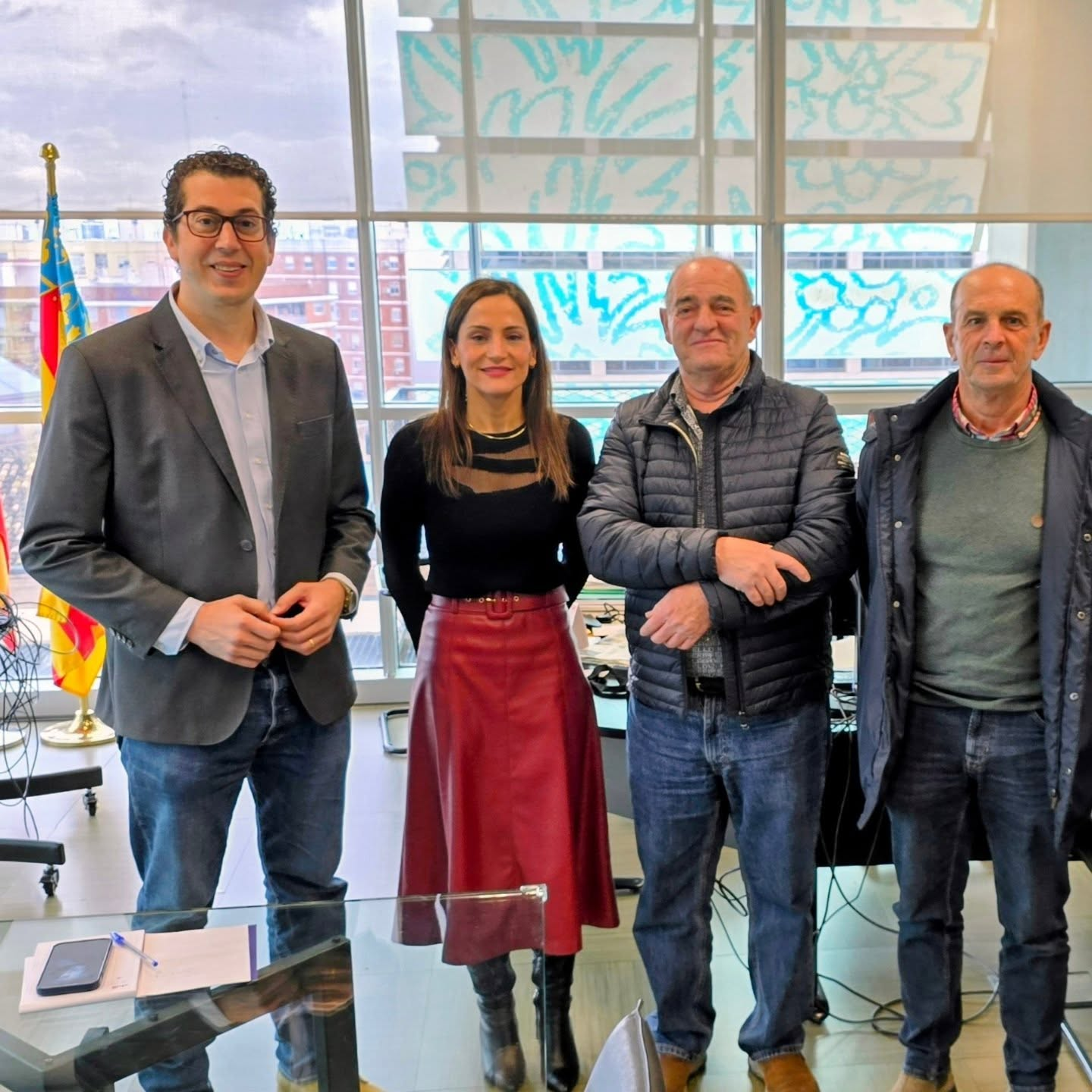 El Alcalde de Polop, José Luís Susmozas, visita junto a los regantes ...